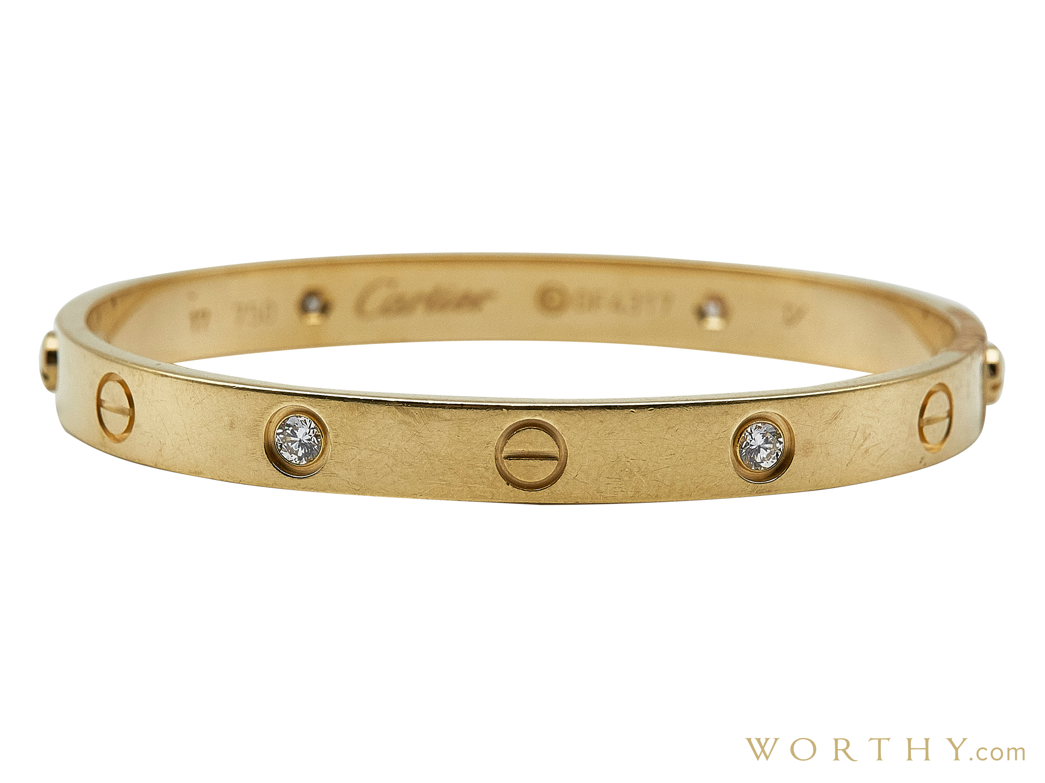 Cartier Love Bracelet in 18K Yellow Gold | Sold For $4,886