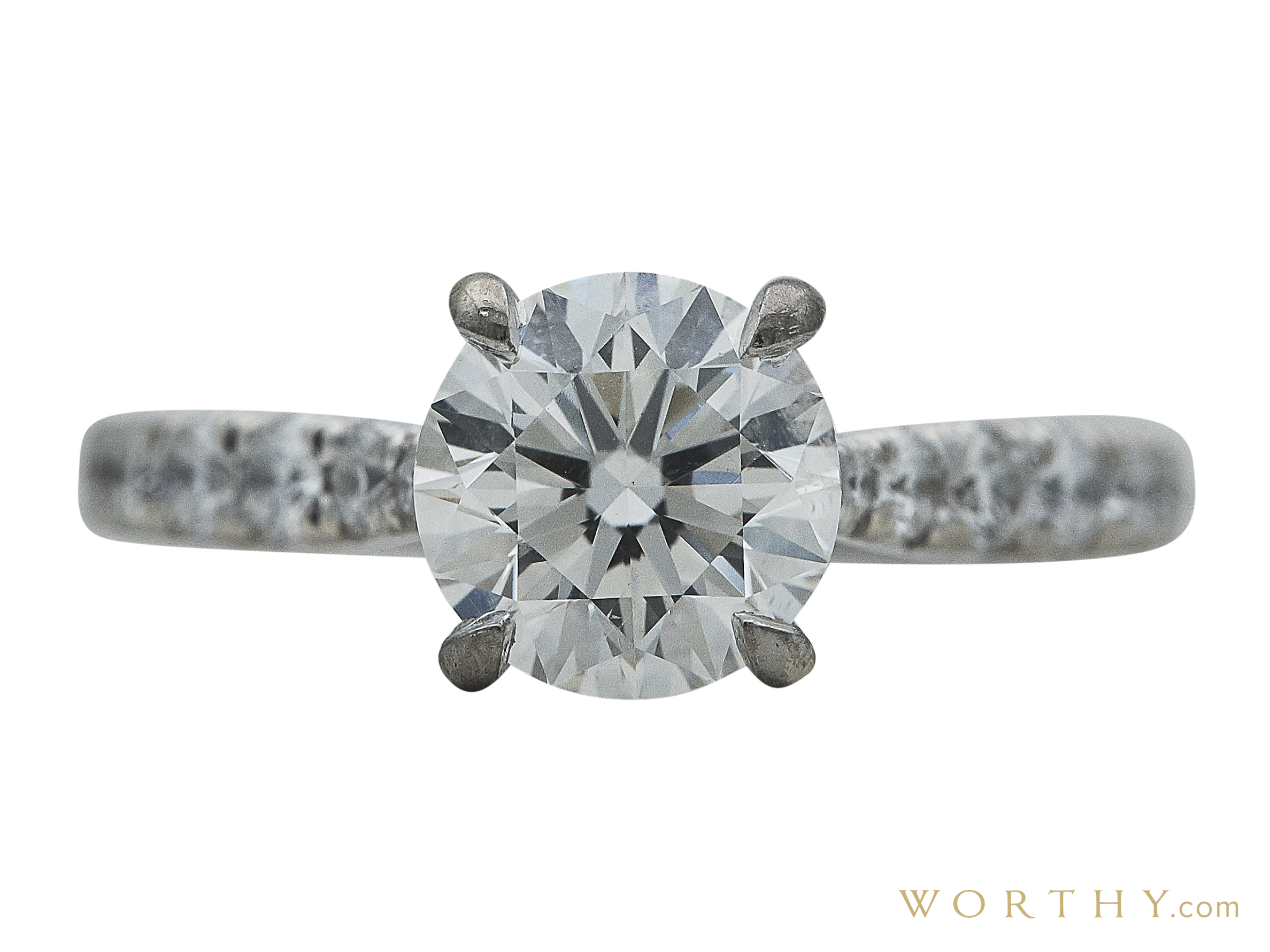 1.40 ct. Round Cut Solitaire Ring | Sold For $2,154 | Worthy.com