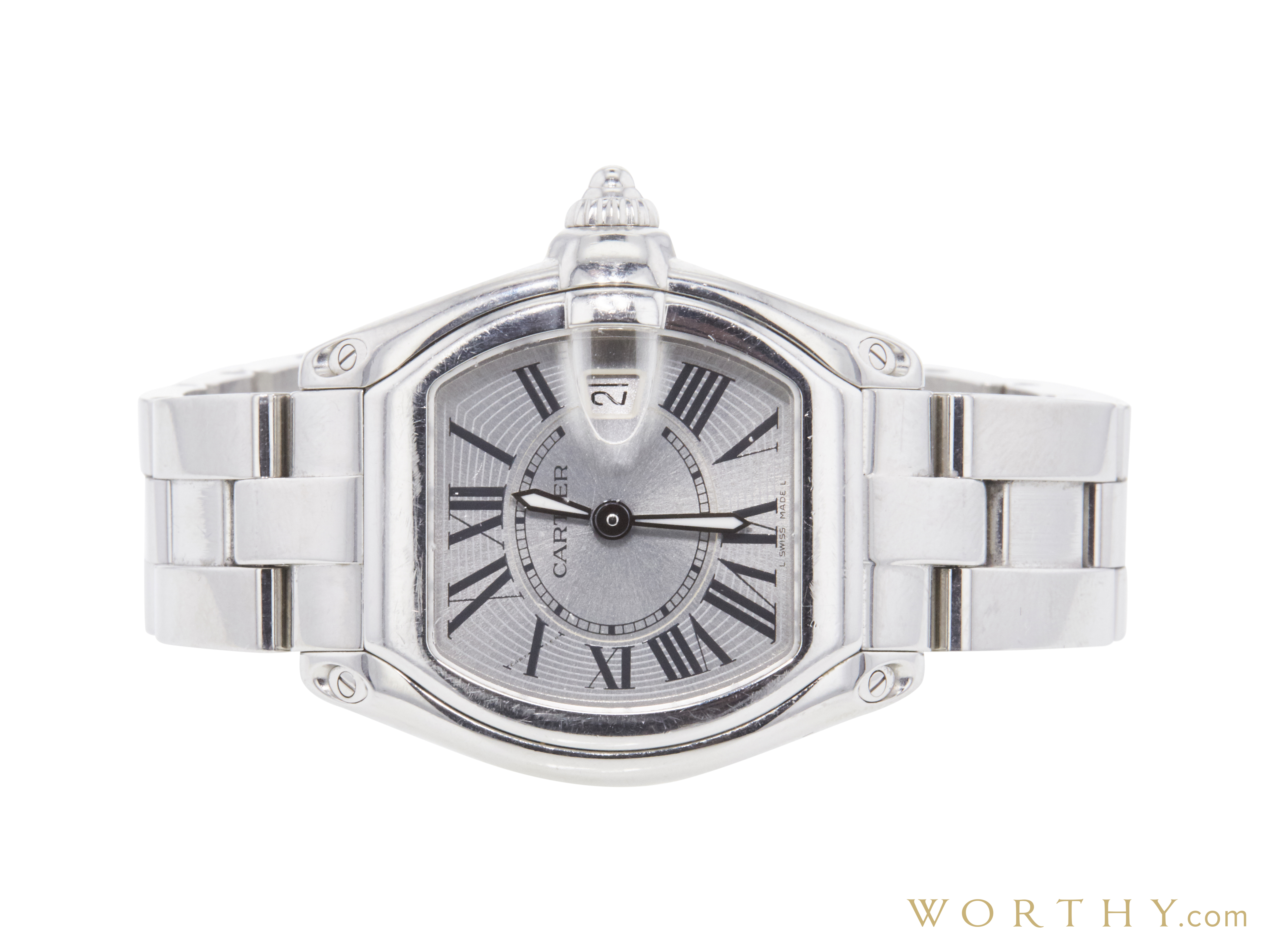 Watch Cartier 2675 Roadster 473014TX | Sold For $1,552 | Worthy