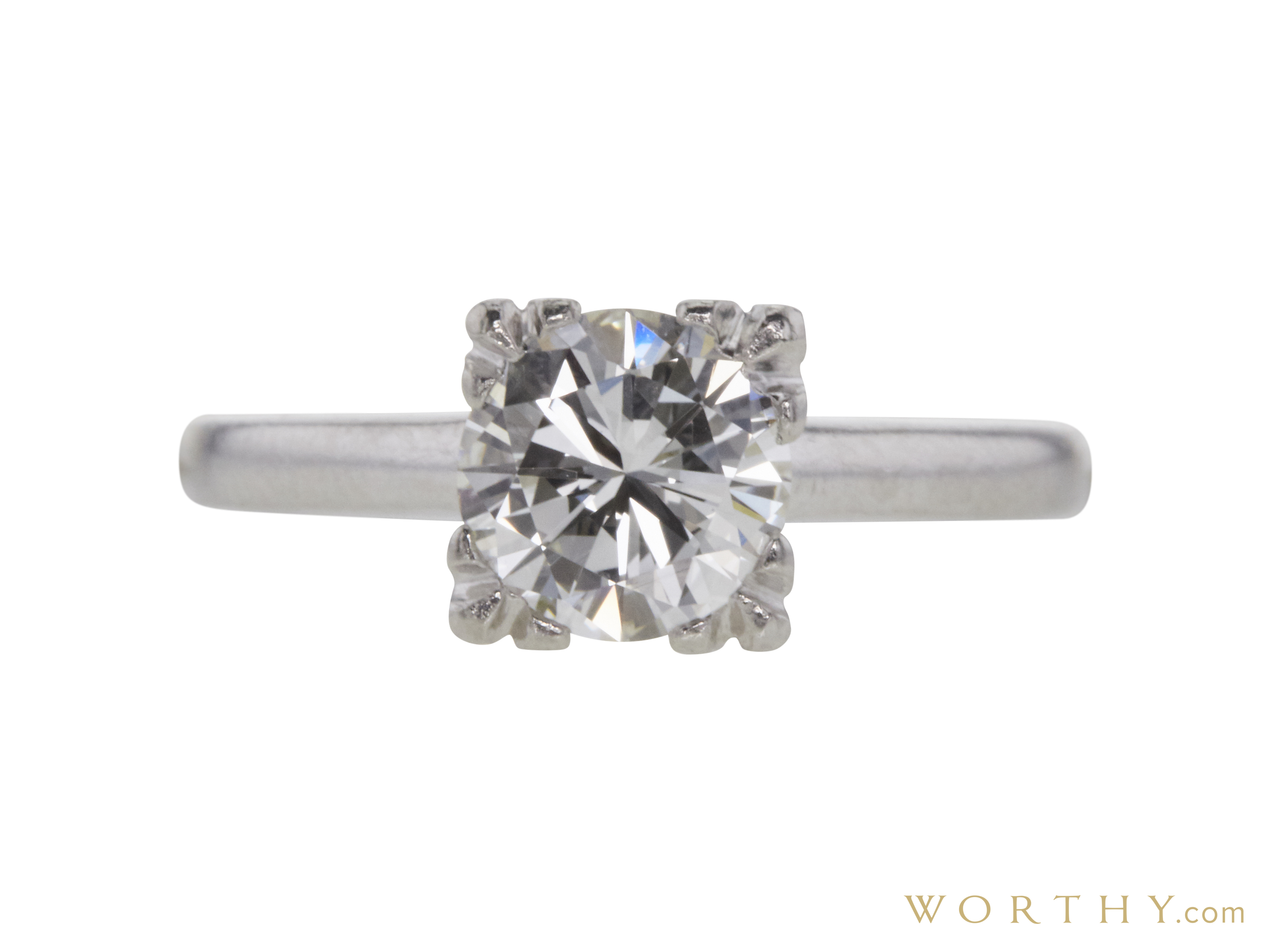 1.13 ct. Round Cut Solitaire Ring | Sold For $3,072 | Worthy.com