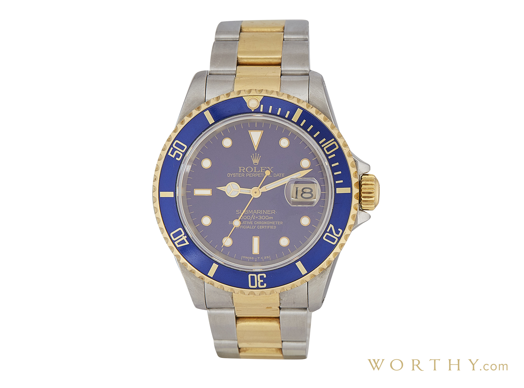 Watch Rolex Submariner 16613 | Sold For $5,616 | Worthy.com