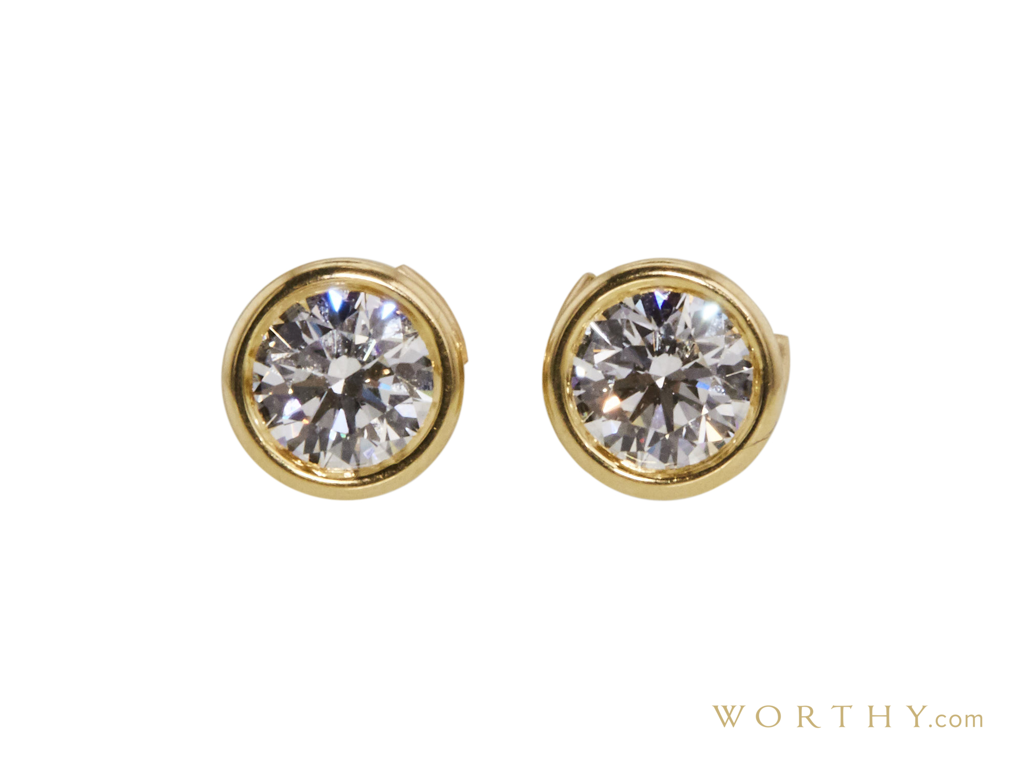 Tiffany & Co. Elsa Peretti Diamonds by the Yard Stud Earrings | Sold ...